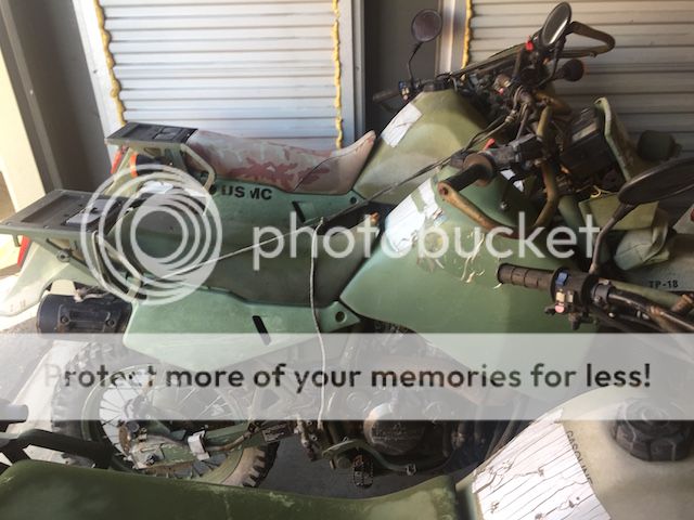 USMC M1030B1 Restoration (USMC KLR 650 Resto) > Cars, Bikes, and ...